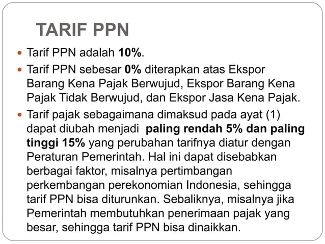 Presentasi PPN dan PPnBM | PPTX
