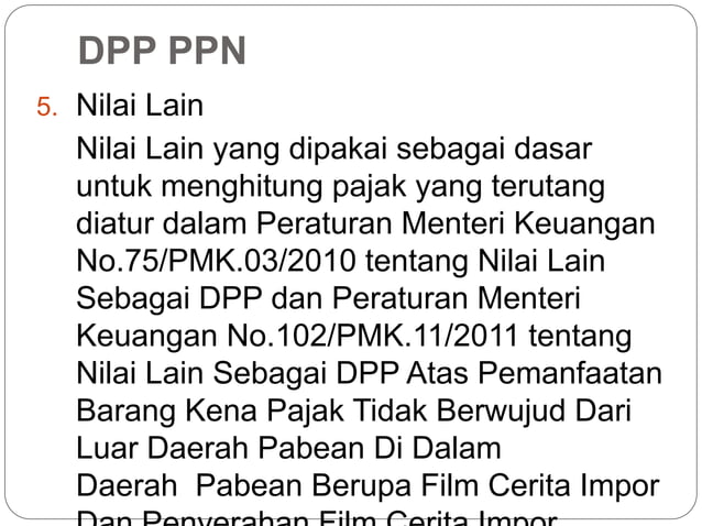 Presentasi PPN dan PPnBM | PPTX