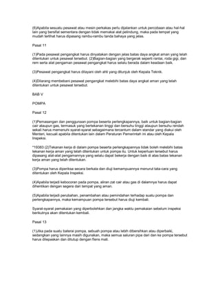 Pp no 11 thn 1979 keselamatan kerja pemurnian gas minyak bum | PDF