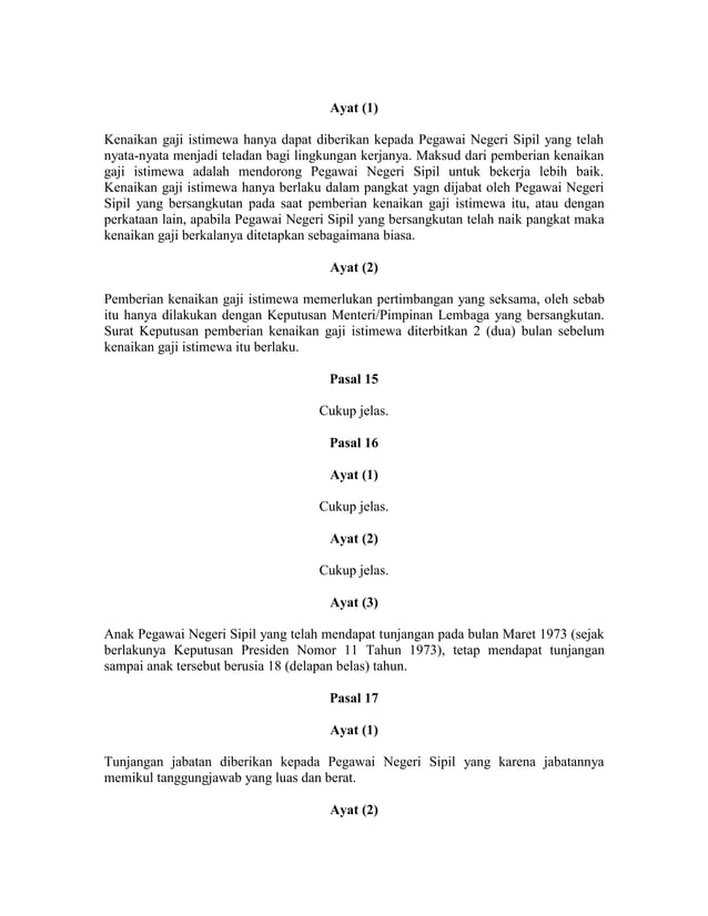 Pp no 7 th 1977 ttg peraturan gaji pns | PDF