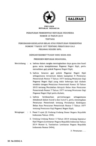 PP Nomor 15 Tahun 2019.pdf