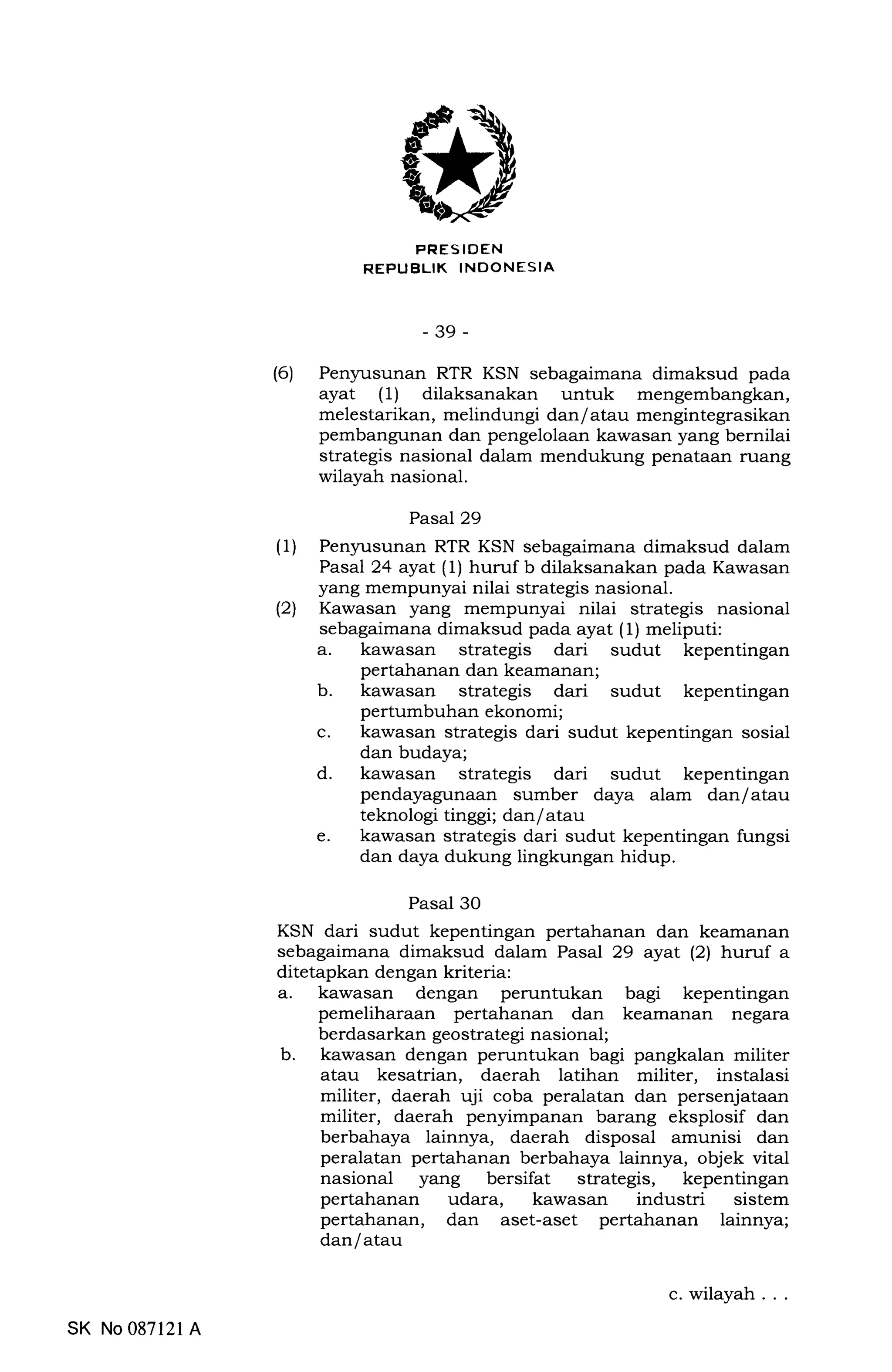 Pp Nomor 21 Tahun 2021 Pdf