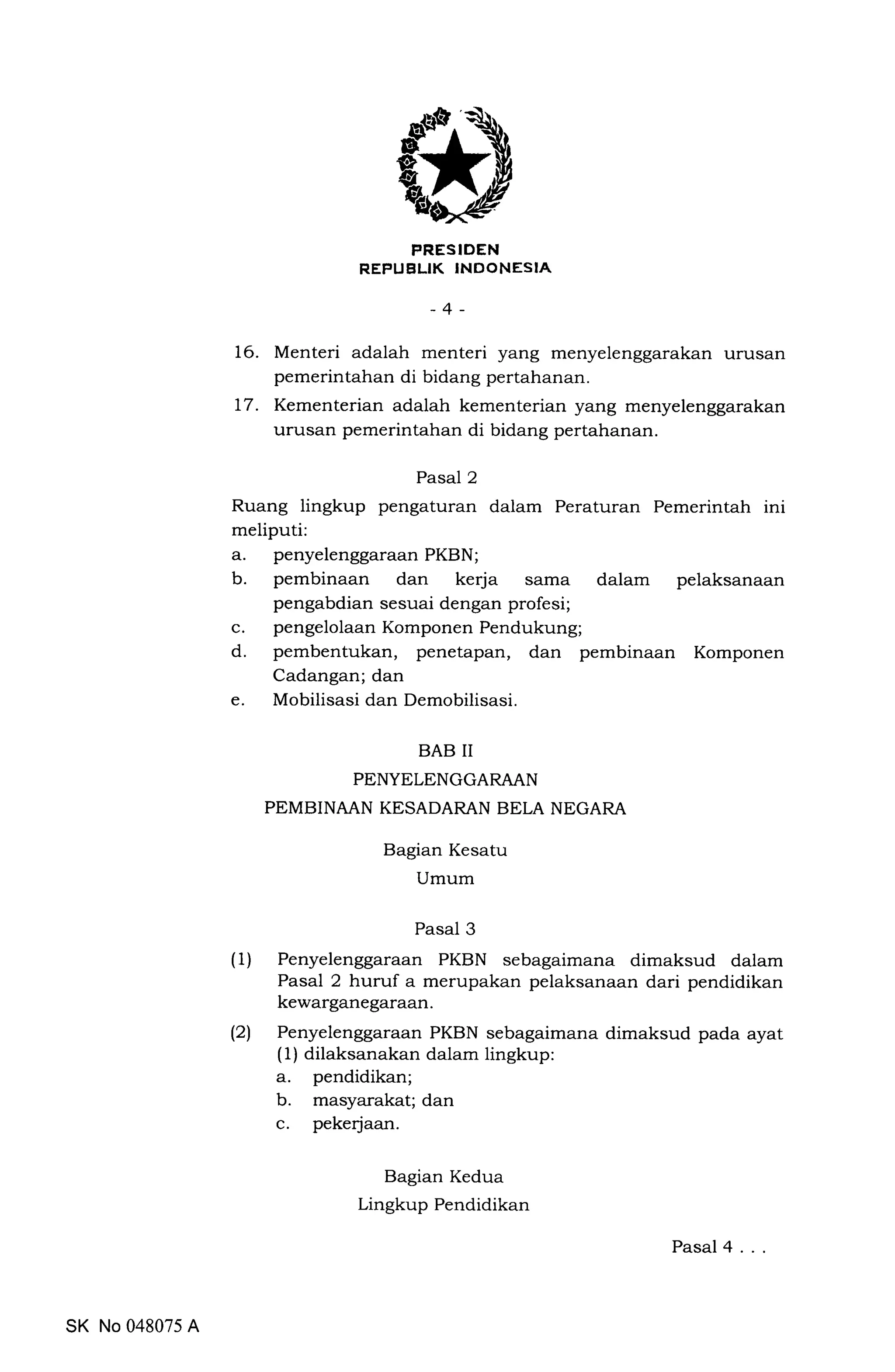 PP nomor 3 tahun 2021 | PDF