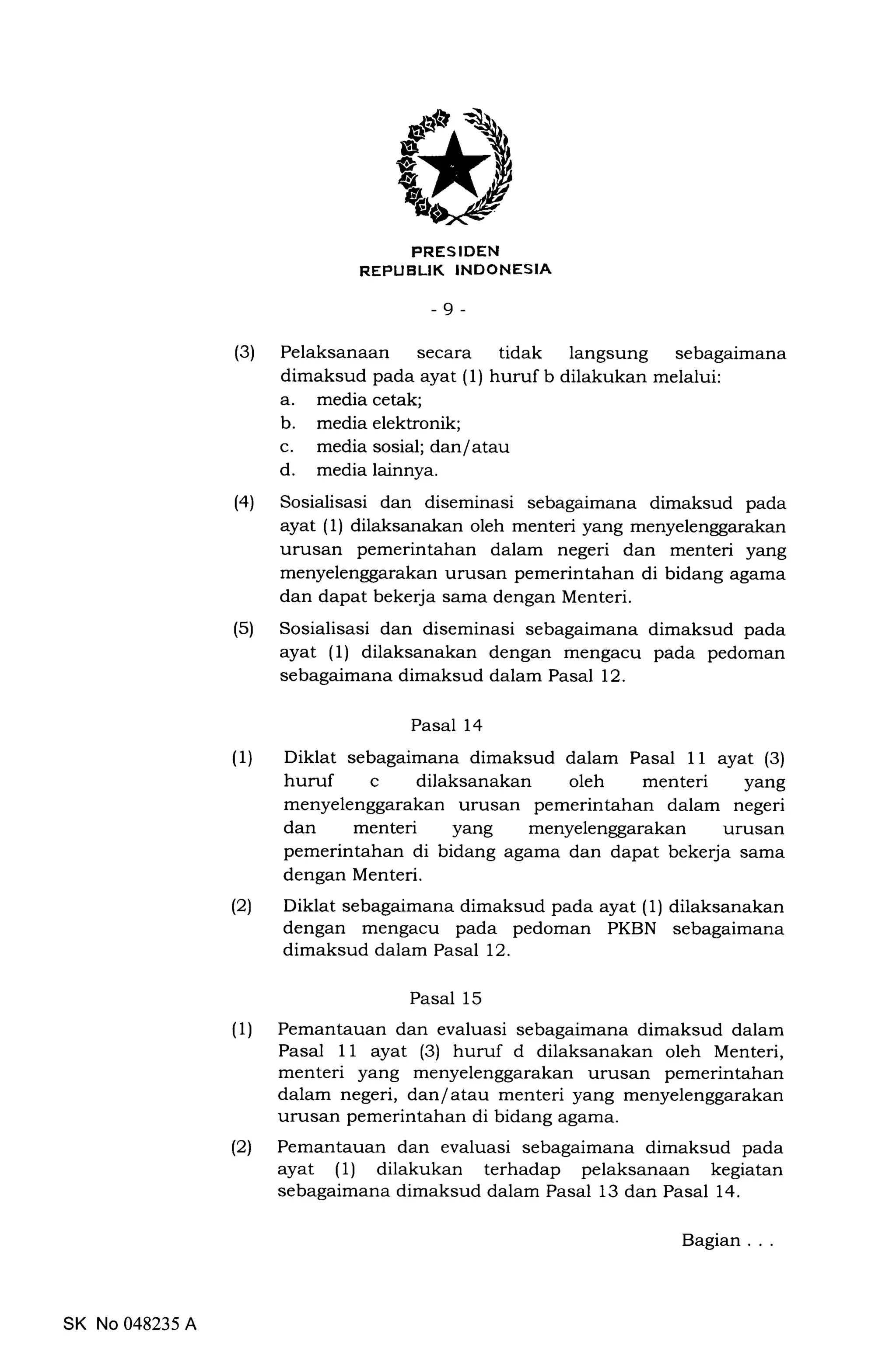 PP nomor 3 tahun 2021 | PDF