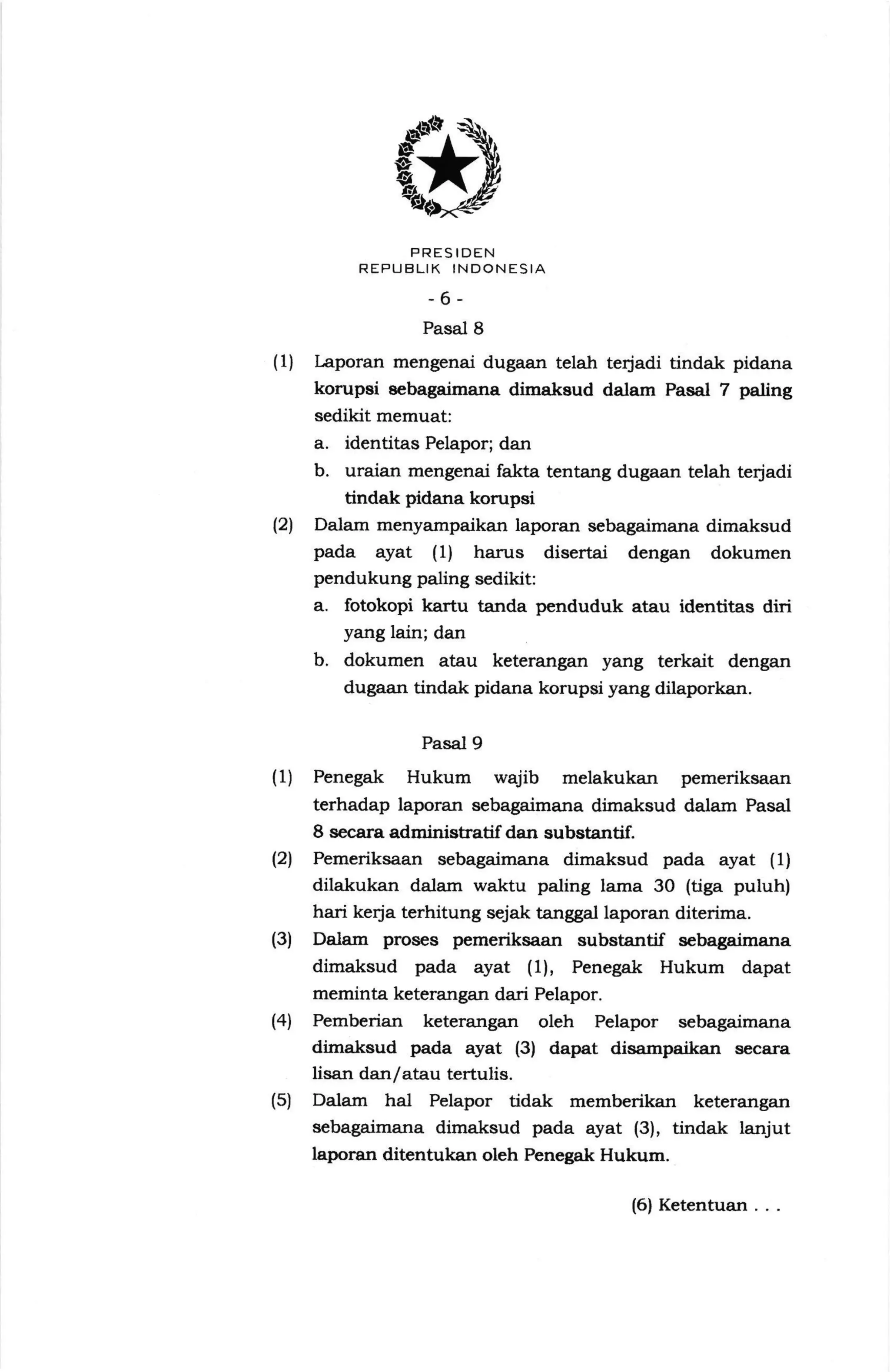 Ppnomor43tahun2018 tentang bentuk dan peran serta masyarakat | PDF