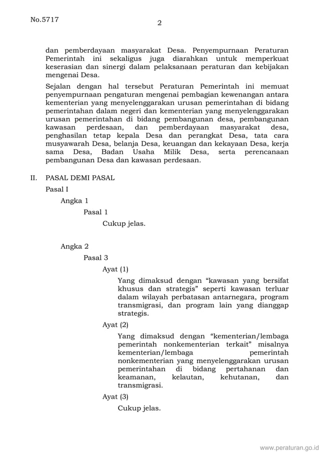 Pp nomor 47 tahun 2015 (pp47 2015pjl) | PDF