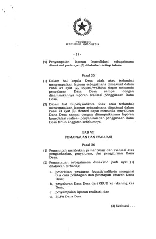 UU No. 6 Tahun 2004 | PDF