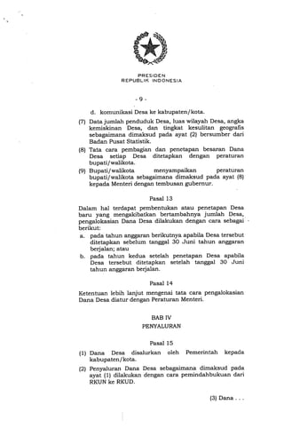 UU No. 6 Tahun 2004 | PDF