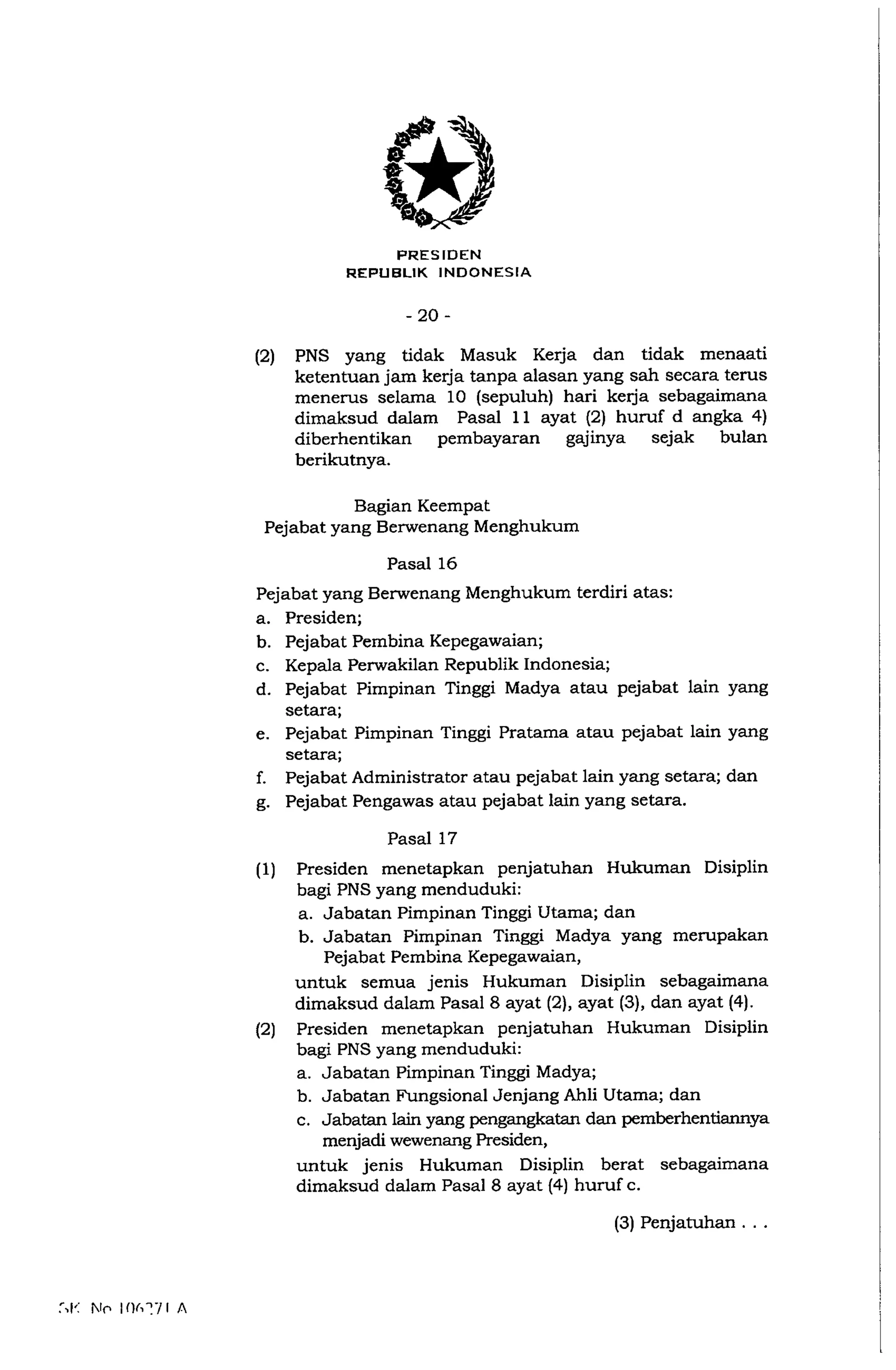 Pp nomor 94 tahun 2021 disiplin pegawai negeri | PDF