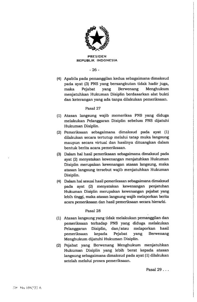 Pp nomor 94 tahun 2021 disiplin pegawai negeri | PDF