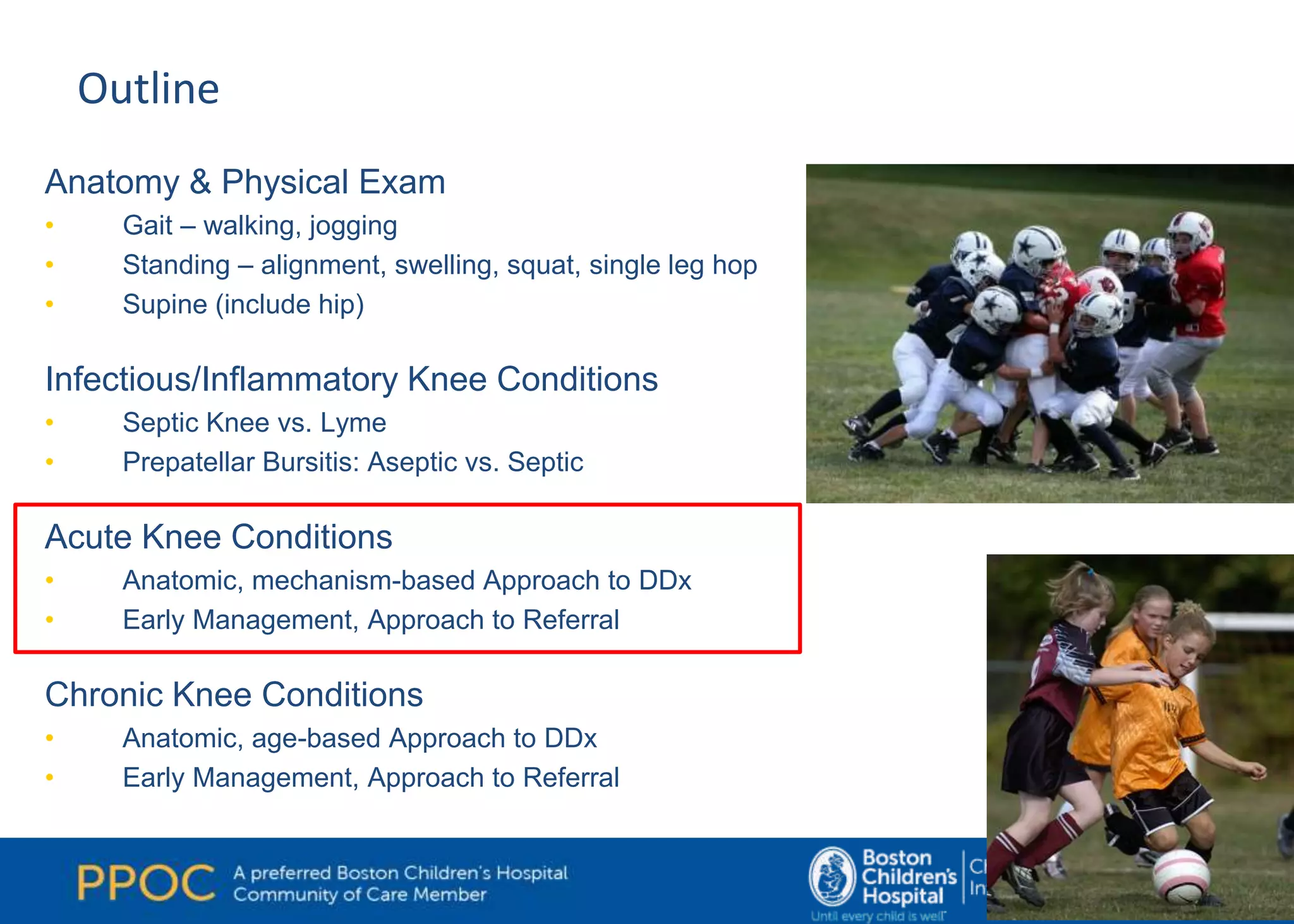 Bringing Basic Concussion and Orthopedic Care to the Pediatric Medical ...