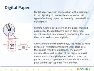 DIGITAL PEN AND PAPER SOLUTION | PPT