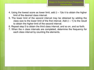 lesson 3 presentation of data and frequency distribution | PPTX