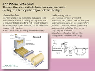 Nonwoven textiles - characteristics, production methods, uses | PPTX