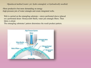 Nonwoven textiles - characteristics, production methods, uses | PPTX