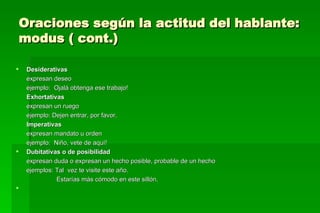 Oraciones simples | PPT