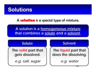 Ppoint Solutions&Mixtures | PPT