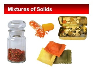 Mixtures & Solutions PPT | PDF