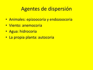 Polinización y Dispersión de las Plantas | PPTX