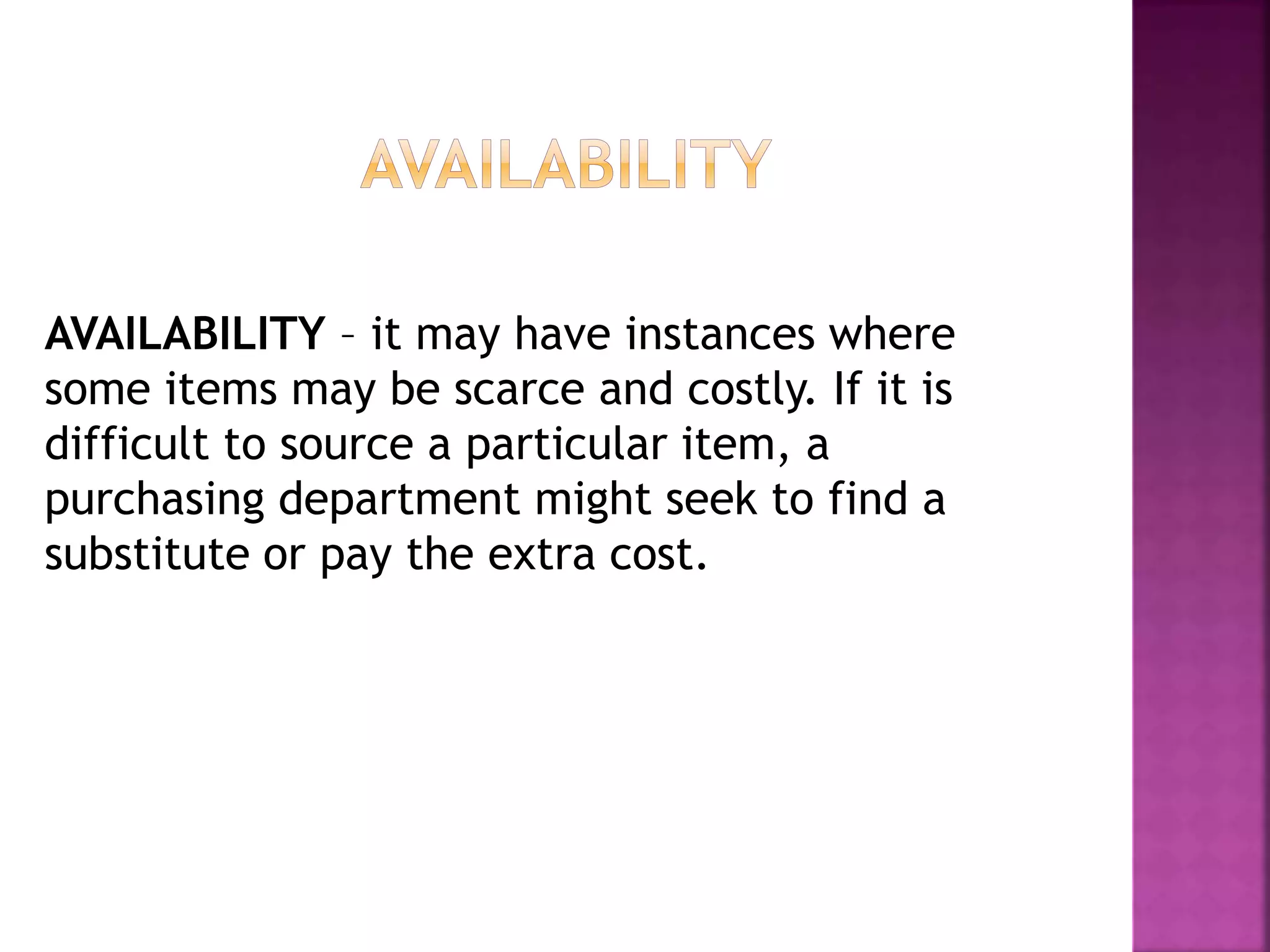 Procedures for purchasing goods and acquiring services | PPTX
