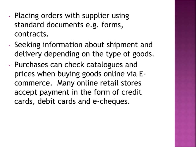 Procedures for purchasing goods and acquiring services | PPT
