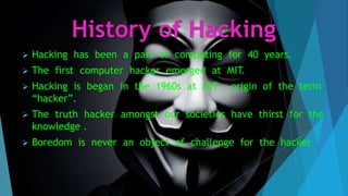 HACKING | PPTX | Internet for Beginners | Internet