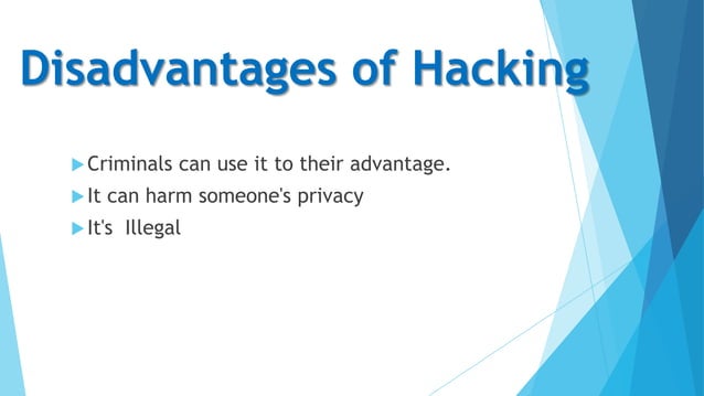 Hacking & its types | PPTX | Internet for Beginners | Internet