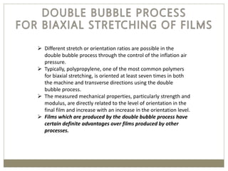 Bi-axially oriented Poly polypropylene films | PPTX