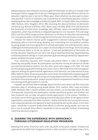 Teaching Democracy and Active Citizenship through Citizenship Education ...