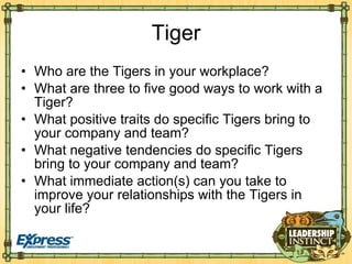 P:\Power Point Presentations\Leadership Instinct | PPT