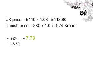 Interest Rate Parity and Purchasing Power Parity | PPT