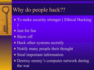 ETHICAL HACKING | PPT