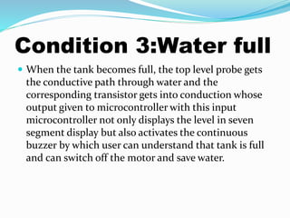 Ppt on water level indicator | PPTX