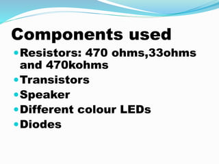 Ppt on water level indicator | PPTX