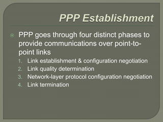 PPP (Point to Point Protocol) | PPTX