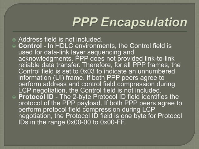 PPP (Point to Point Protocol) | PPTX