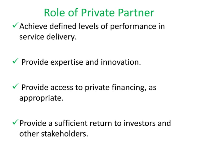 Public Private Partnership | PDF