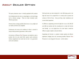 Platinum Protection BodyCare | PPT