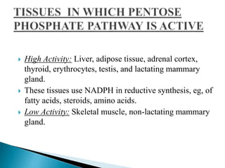 PENTOSE PHOSPHATE PATHWAY | PPTX