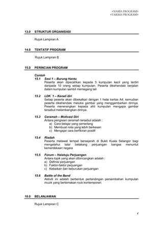 Ppp contoh-kertas-kerja-program-pelajar | PDF