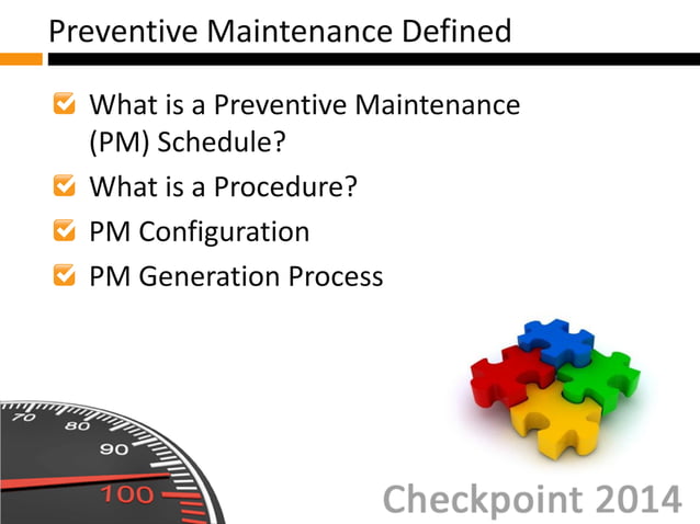PPP01 - Overview of Preventive Maintenance | PPT