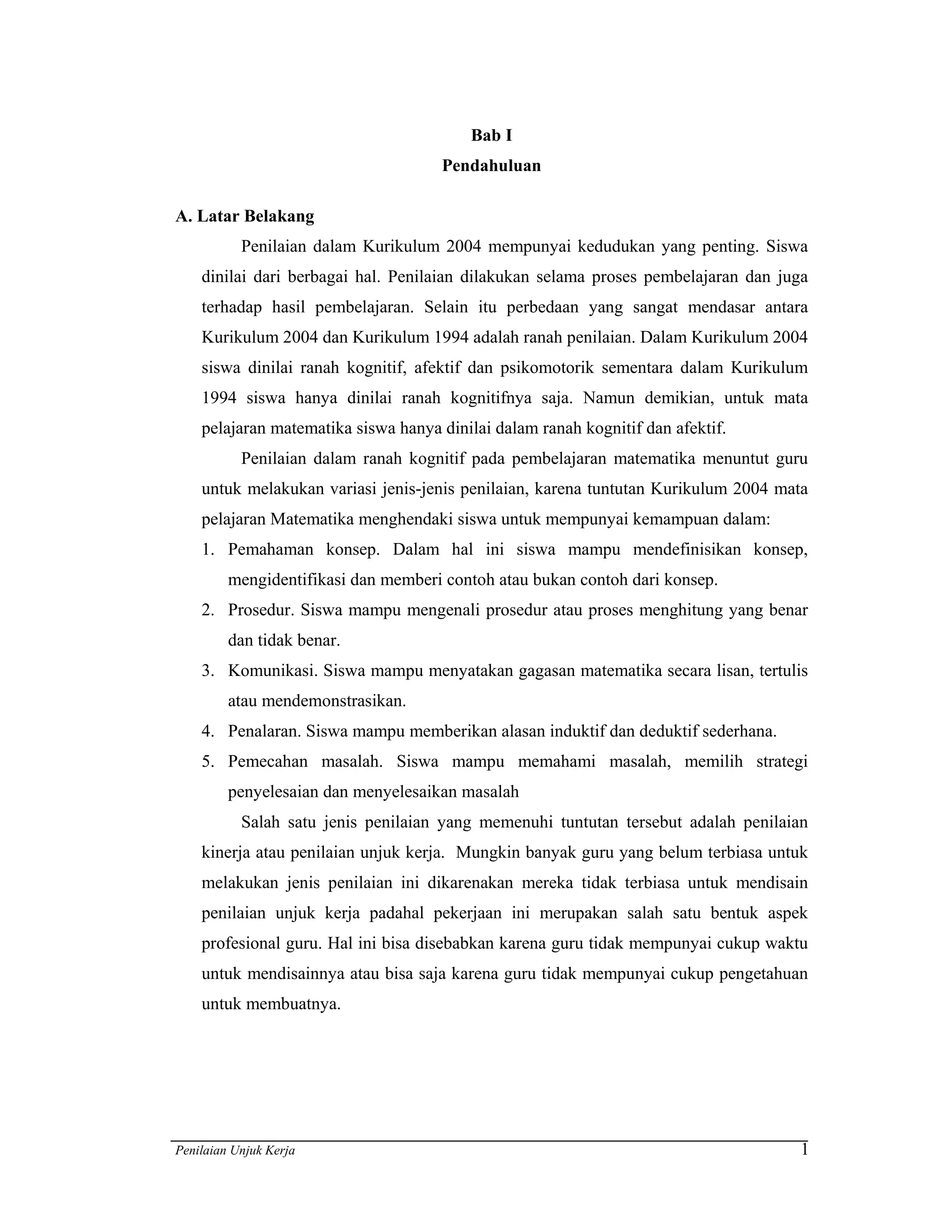 Ppp04 unjuk kerja | PDF