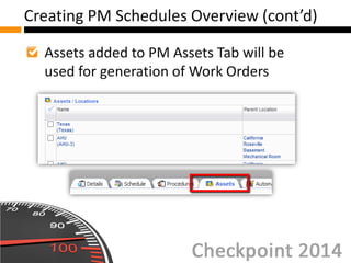 PPP05 - Creating Preventive Maintenance Schedules | PDF