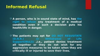 Bioethics- Case study on Autonomy and Decision making in medicine | PDF
