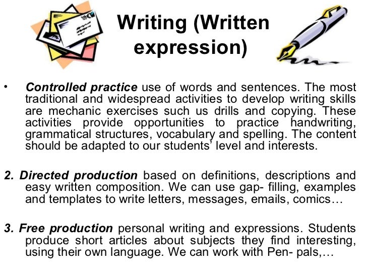 Written Expression Examples at Eden Goldfinch blog