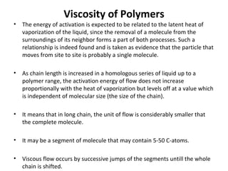 Ppp4 Plastic Flow Of Polymers | PPT