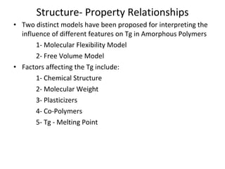 Ppp8 2 Factors Affecting Tg | PPT