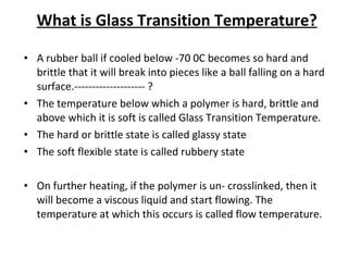 Ppp8 Glassy State And Glass Transition Temperature | PPT