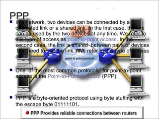Point-to-Point Protocol(PPP) CCN ppt | PPT