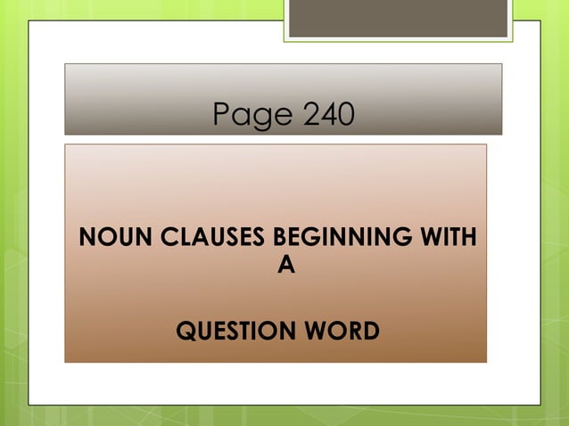 chapter 12 noun clauses | PPT